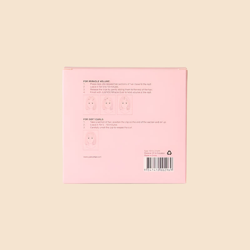 Miracle Volume Clip Set of 4 | JUSTICE Haircare AU & NZ